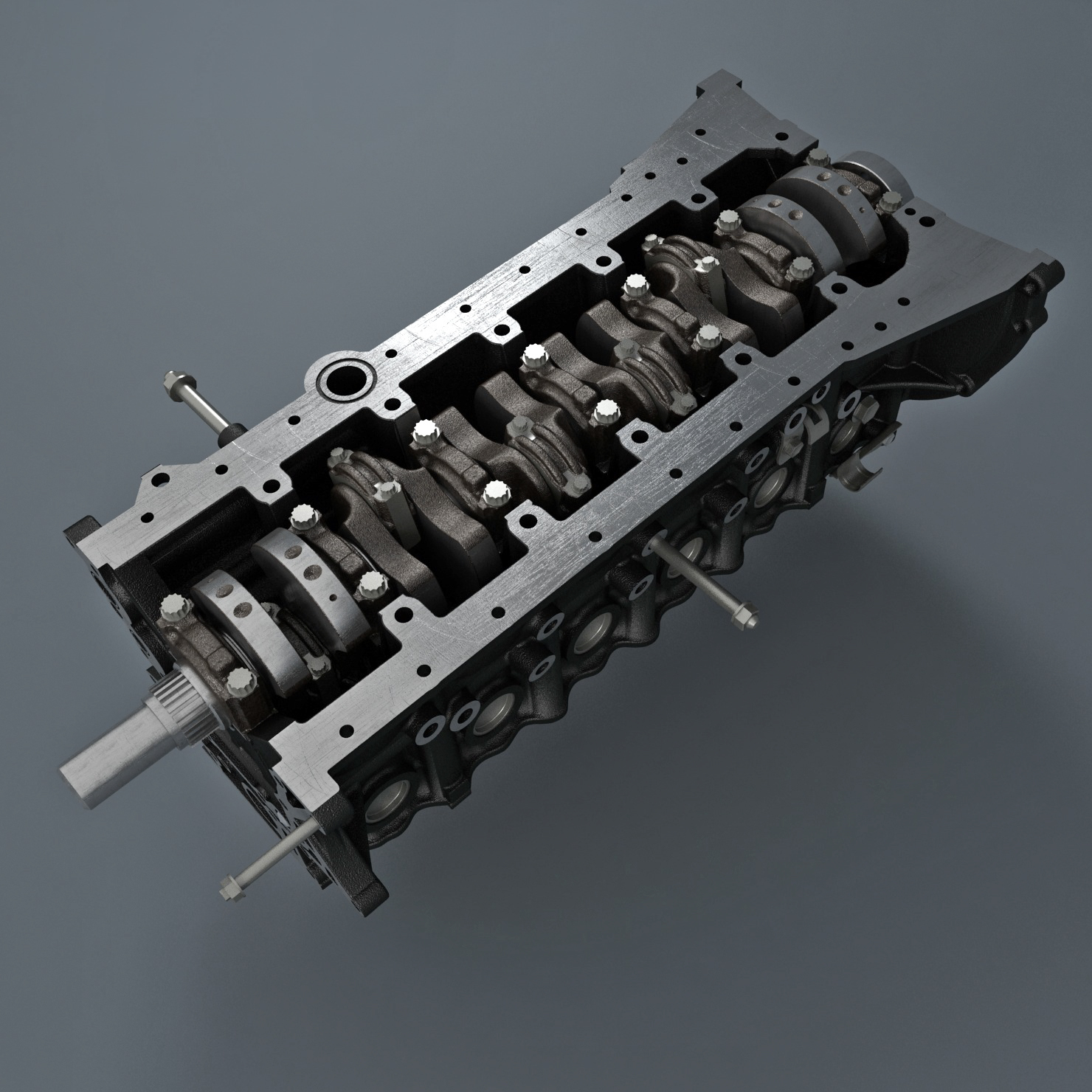 1jz-gte engine 3d max