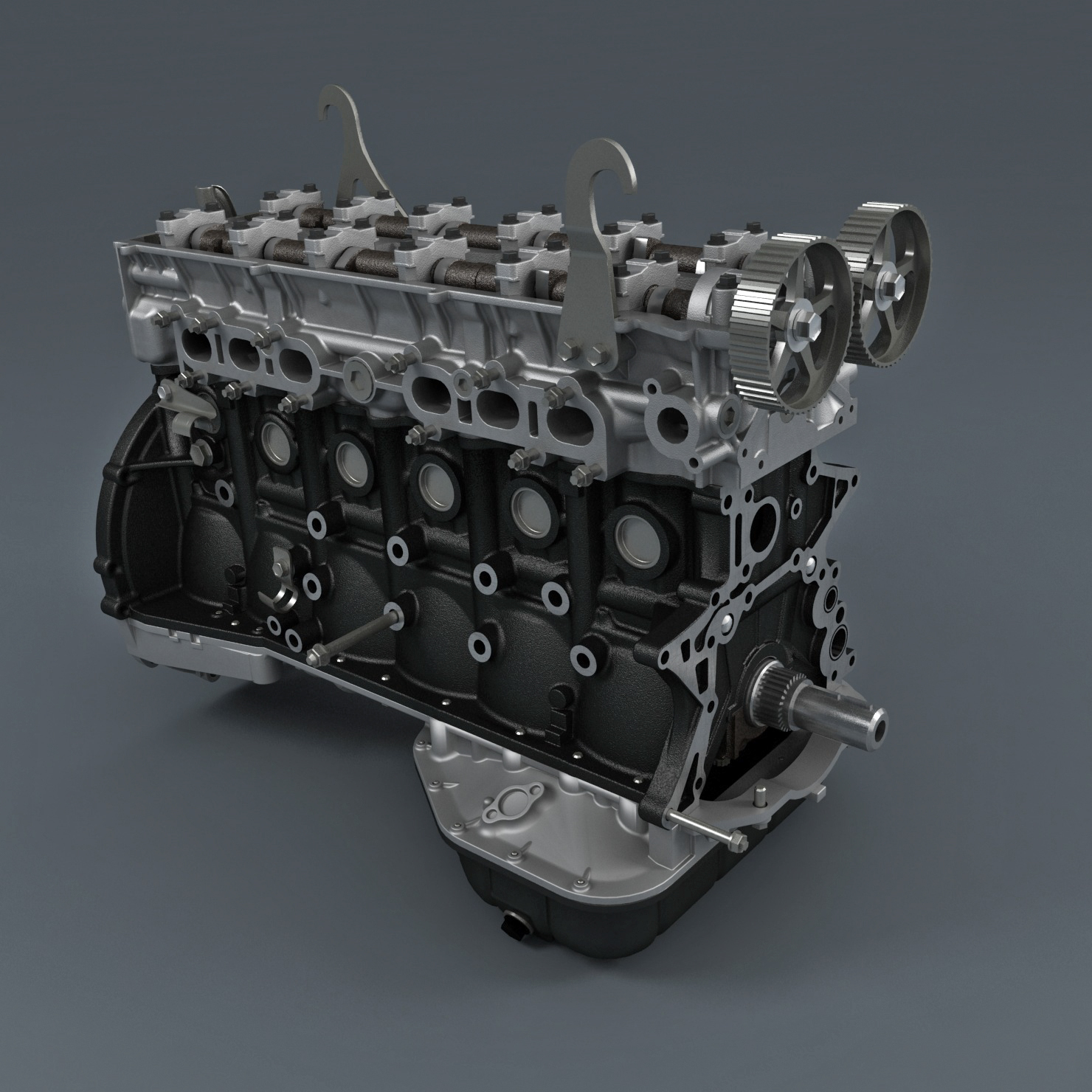 1jz-gte engine 3d max