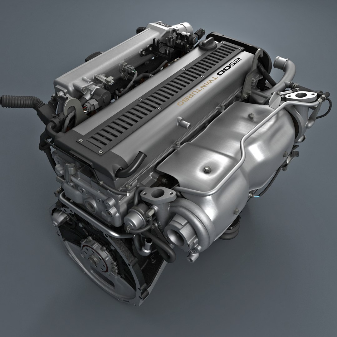 1jz-gte engine 3d max