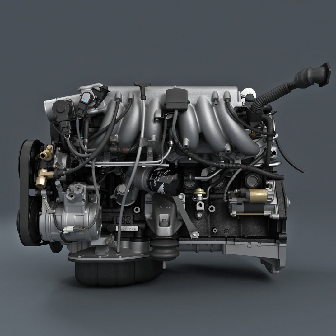 1jz-gte Engine 3d Max