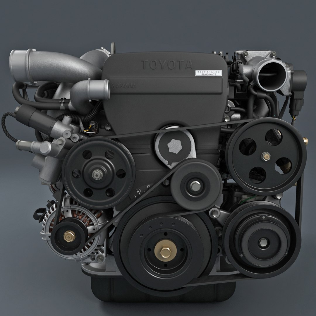 1jz-gte Engine 3d Max