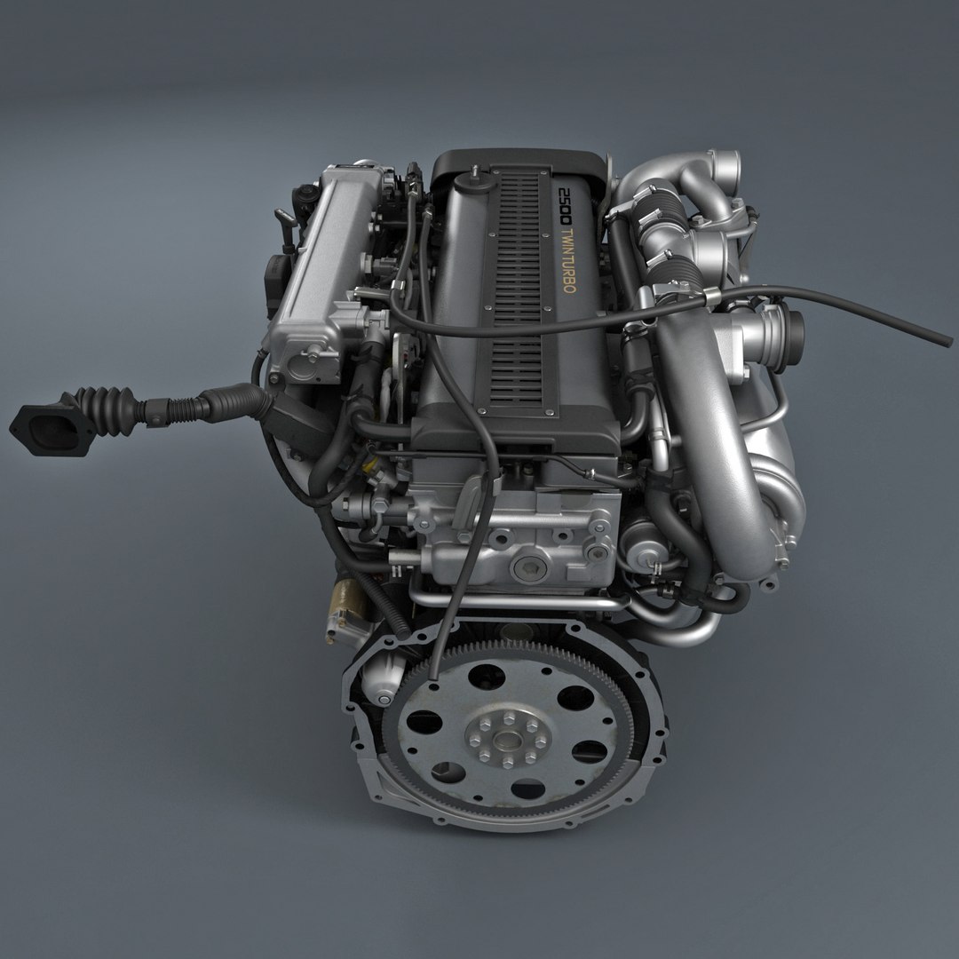 1jz-gte Engine 3d Max