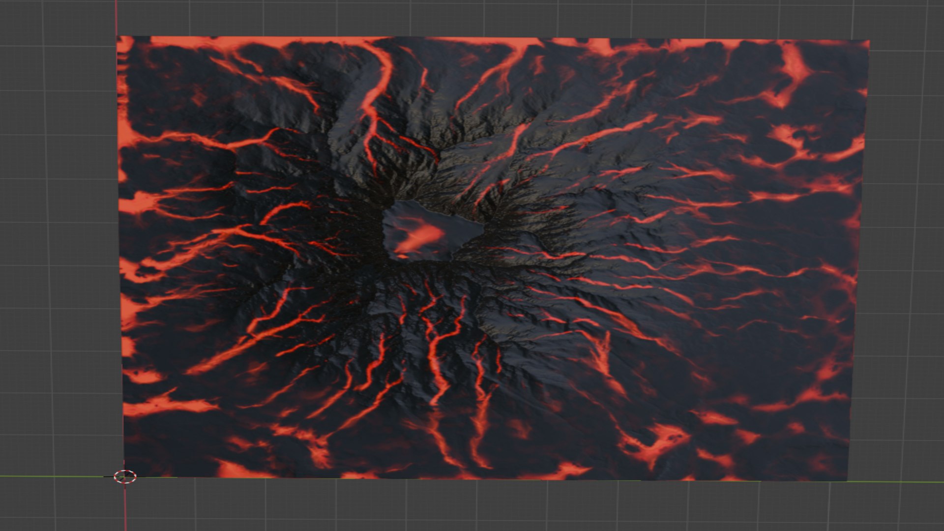 Volcano Terrain 2 3D Model - TurboSquid 2202739