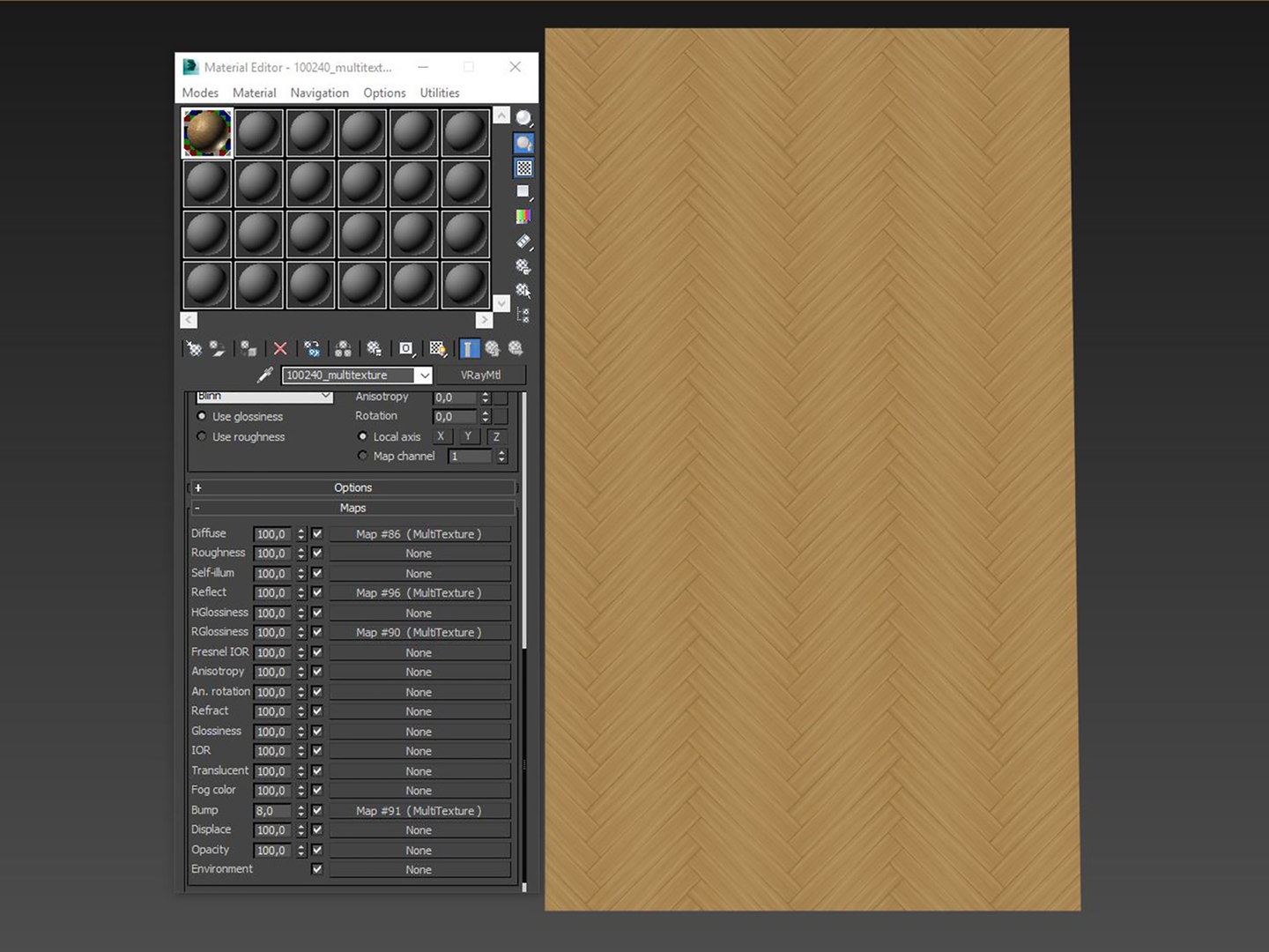 3D Herringbone Natural Oak Flooring Model - TurboSquid 2165141