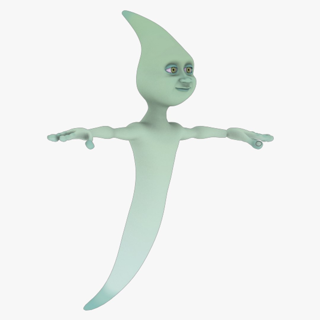 3d model cute ghost