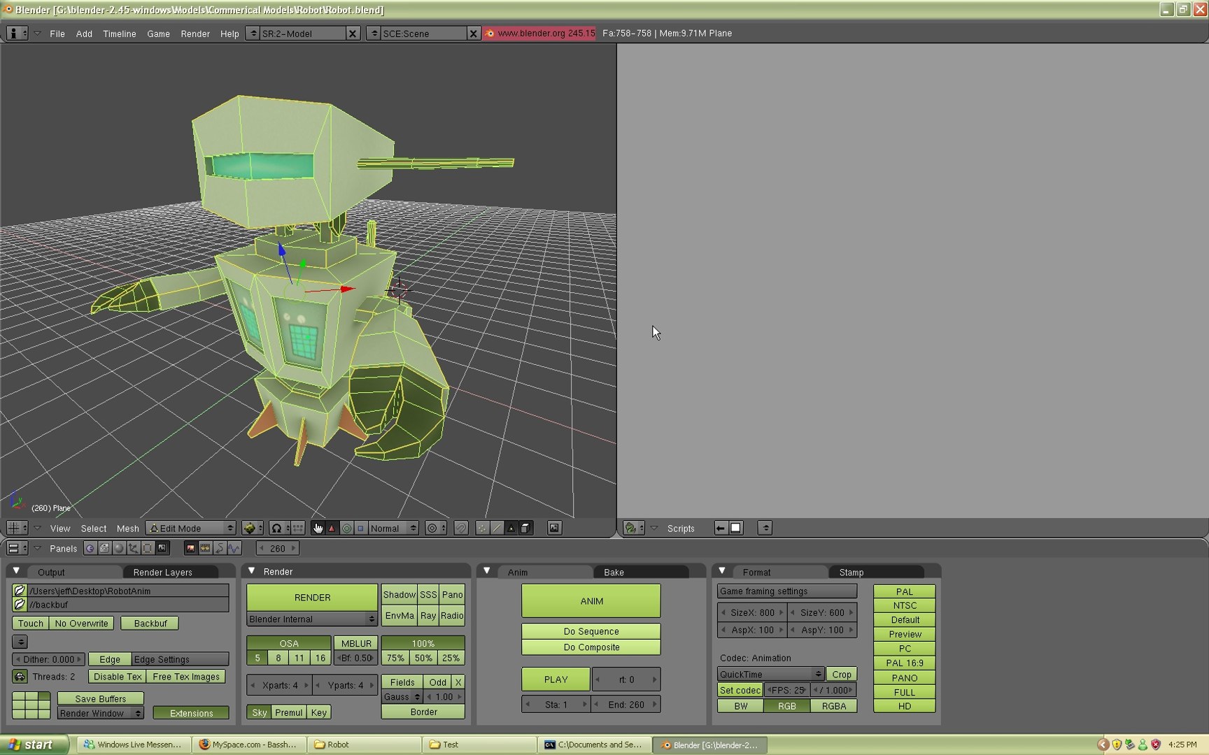 3ds max character robot