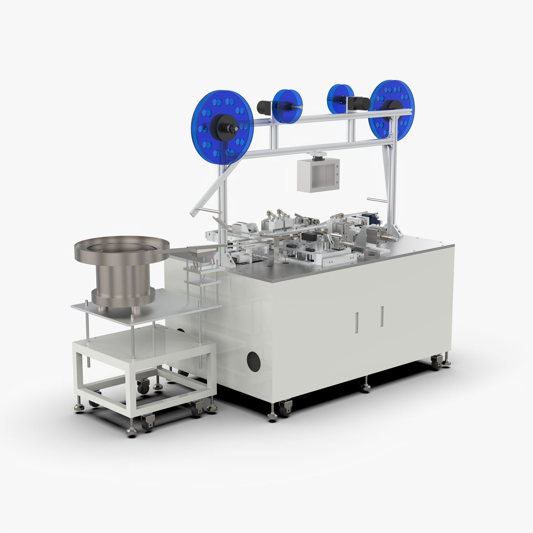 3D Automatic Upper and Lower Four Rows of Terminal Connectors Machine ...