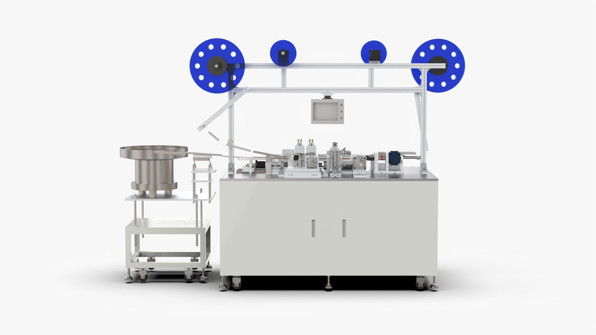 3D Automatic Upper And Lower Four Rows Of Terminal Connectors Machine ...