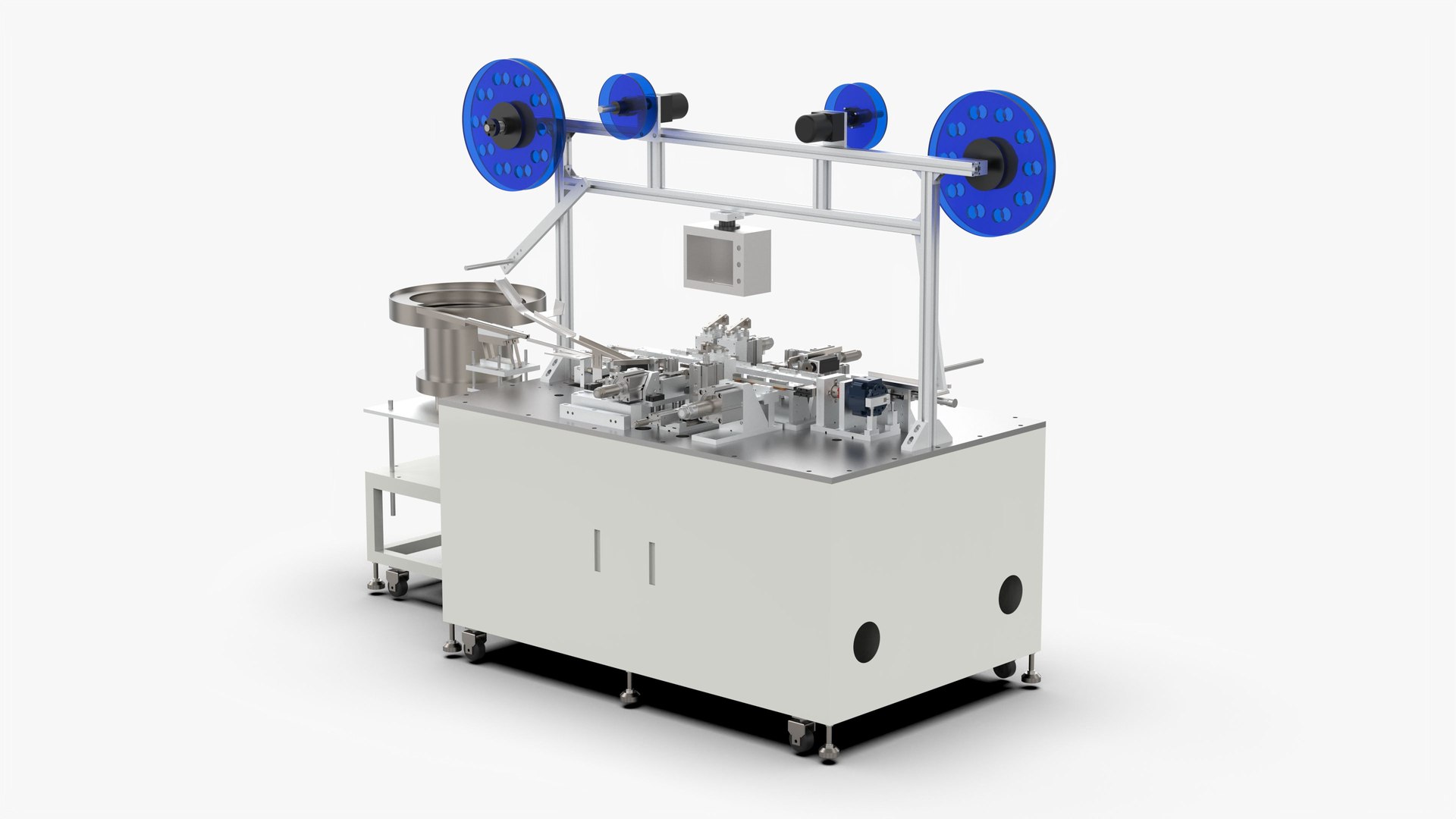 3D Automatic Upper And Lower Four Rows Of Terminal Connectors Machine ...