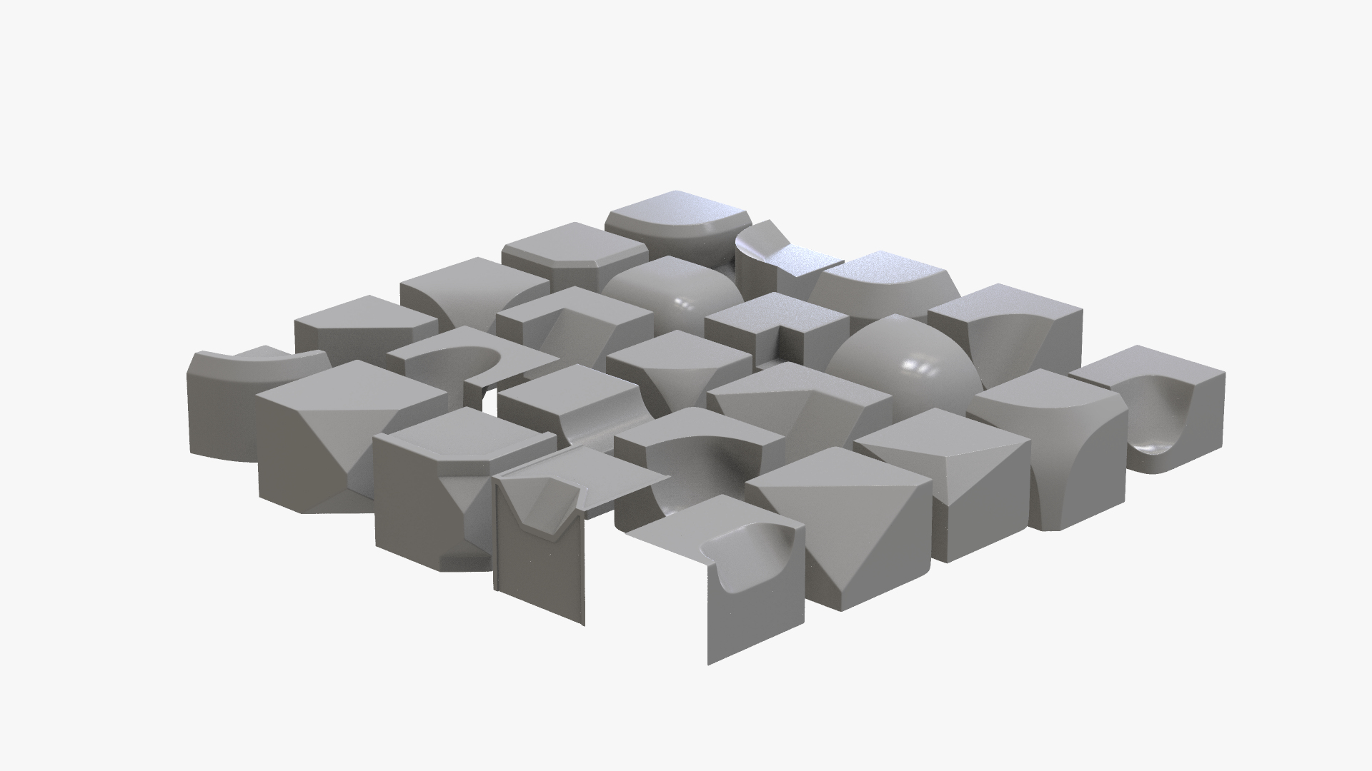 Corners Design Collection Model - TurboSquid 2100617