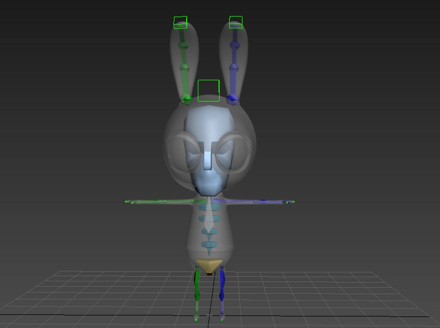 Mr Rabbit Cartoon 3D Model - TurboSquid 1213175