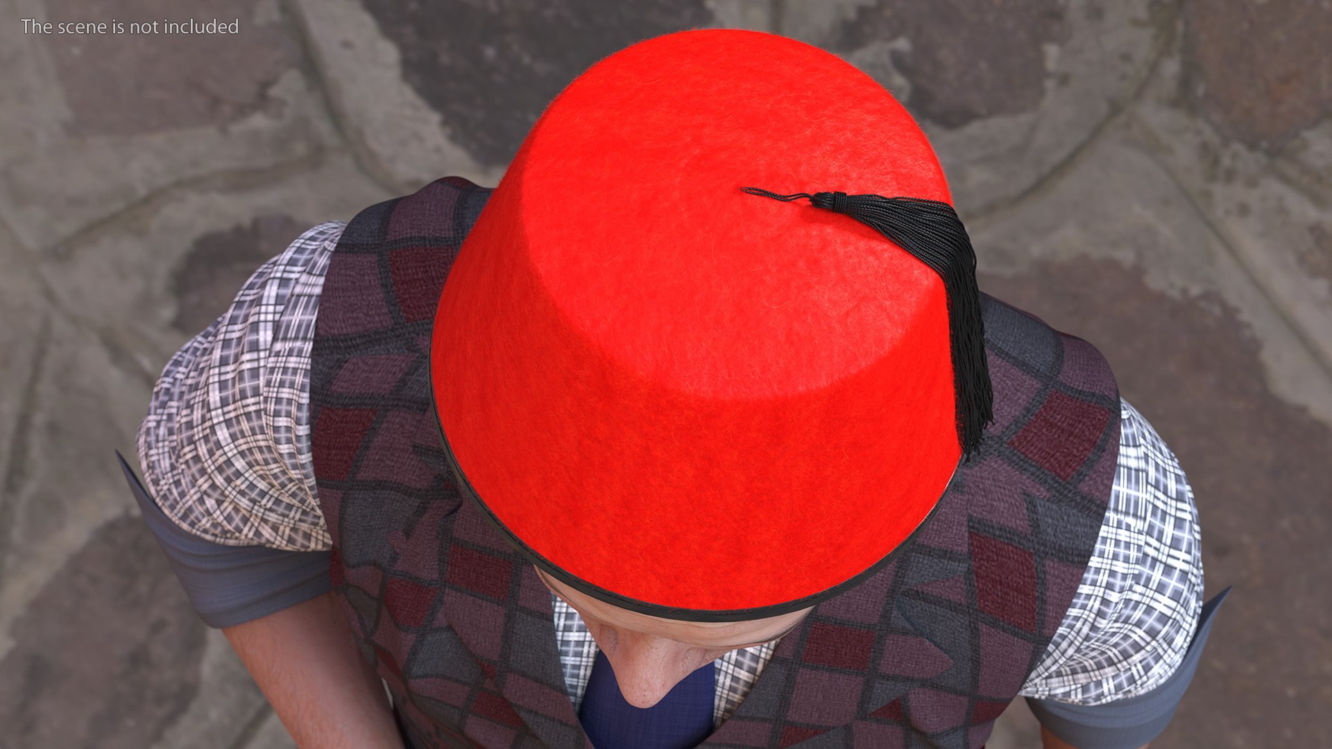 Traditional Arabic Red Fez 3D Model - TurboSquid 1685080