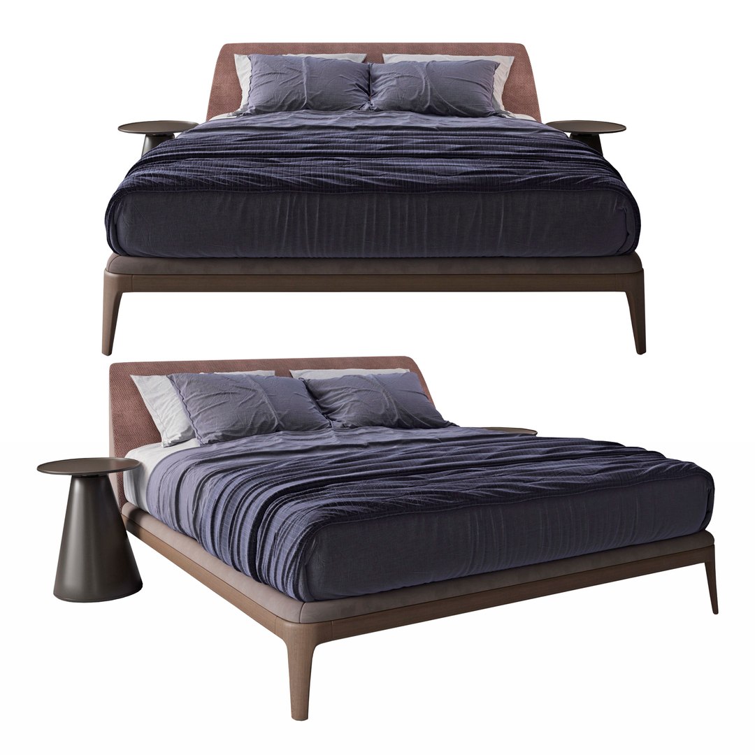 Bed Kelly Poliform 3D Model - TurboSquid 1978518