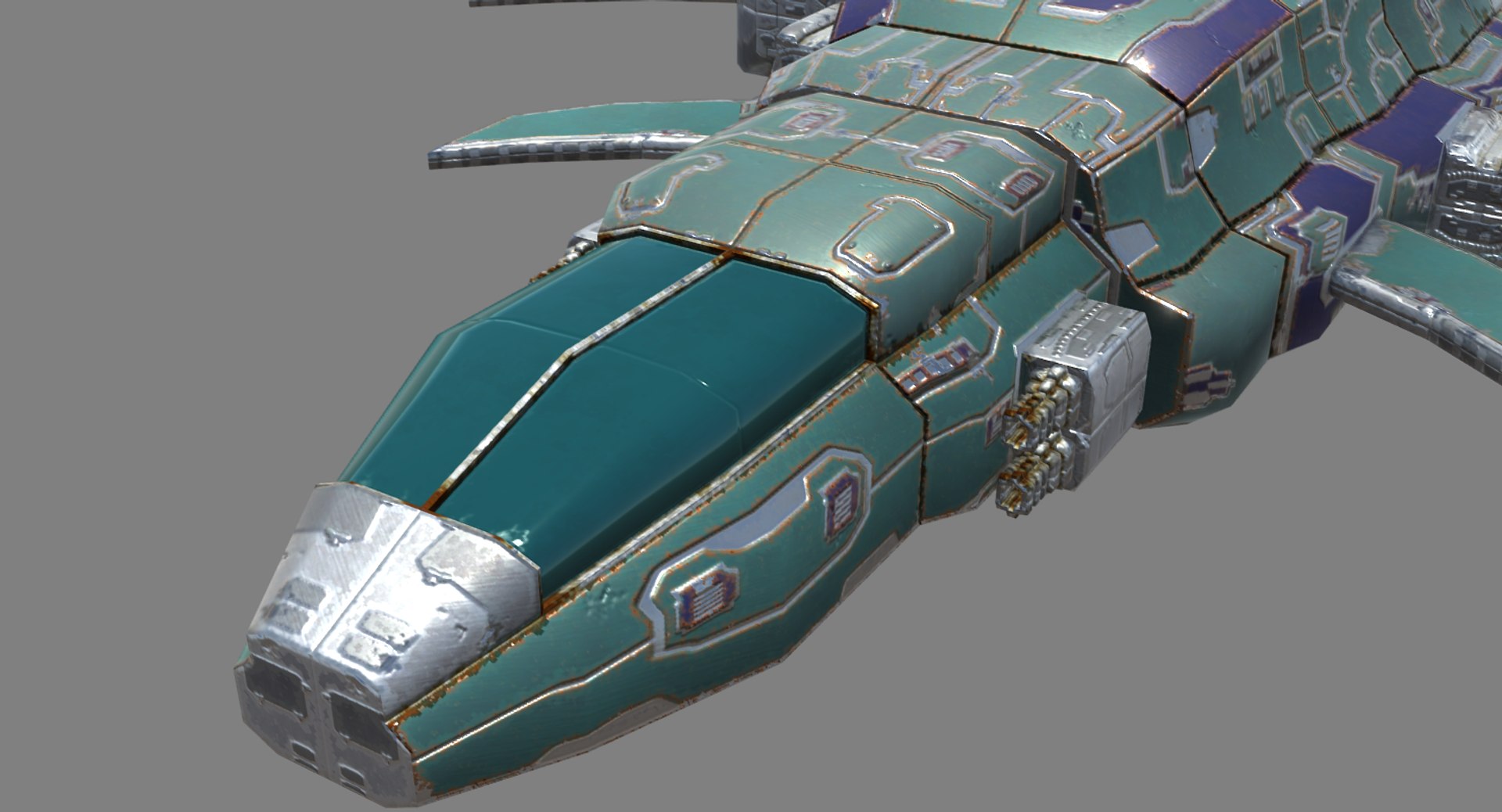 3D light space fighter - TurboSquid 1440781
