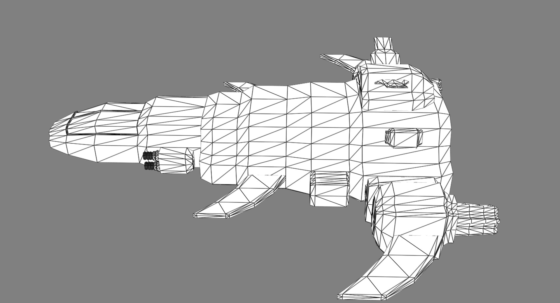 3D light space fighter - TurboSquid 1440781