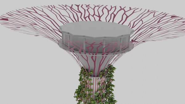 Gardens By The Bay Super Tree 3D model - TurboSquid 1820809