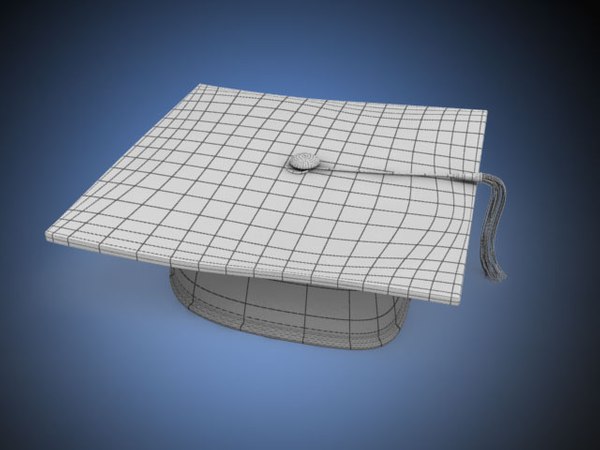 3d cap graduation model