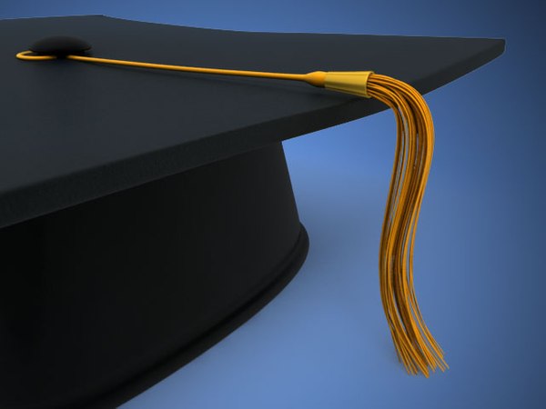 3d cap graduation model