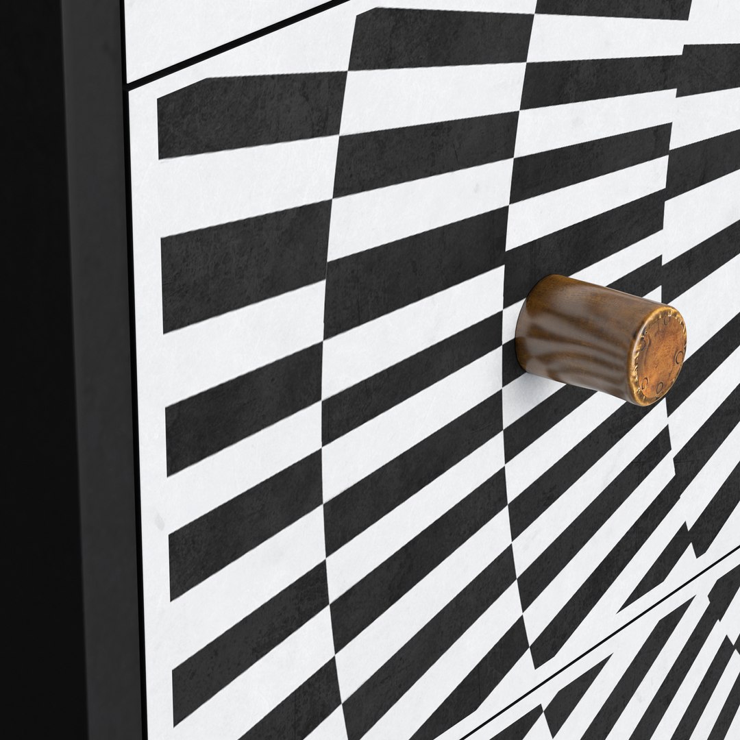 3D VICAL Chest Of Drawers Rust - TurboSquid 2174281