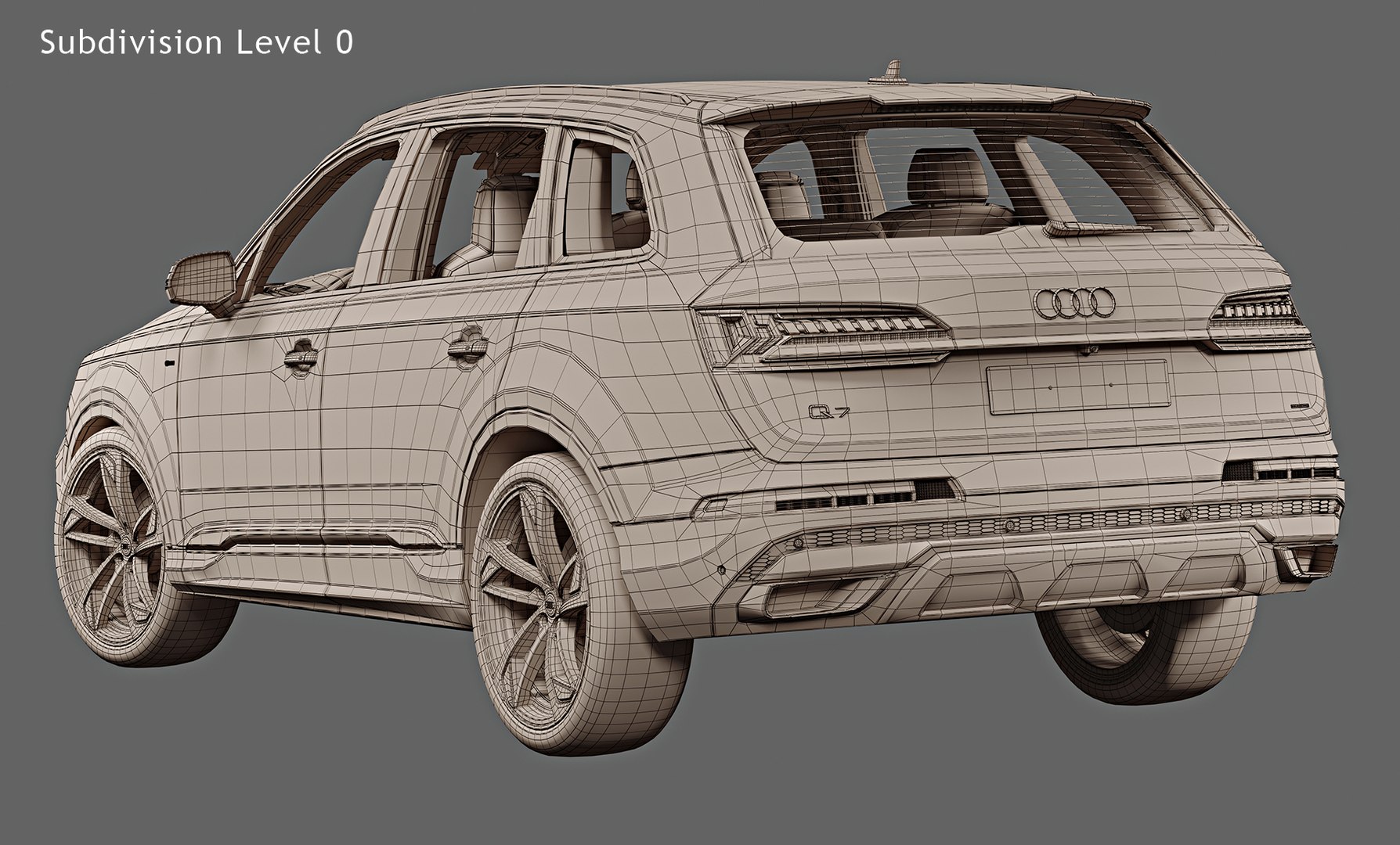 2020 Audi Q7 3D - TurboSquid 1478716