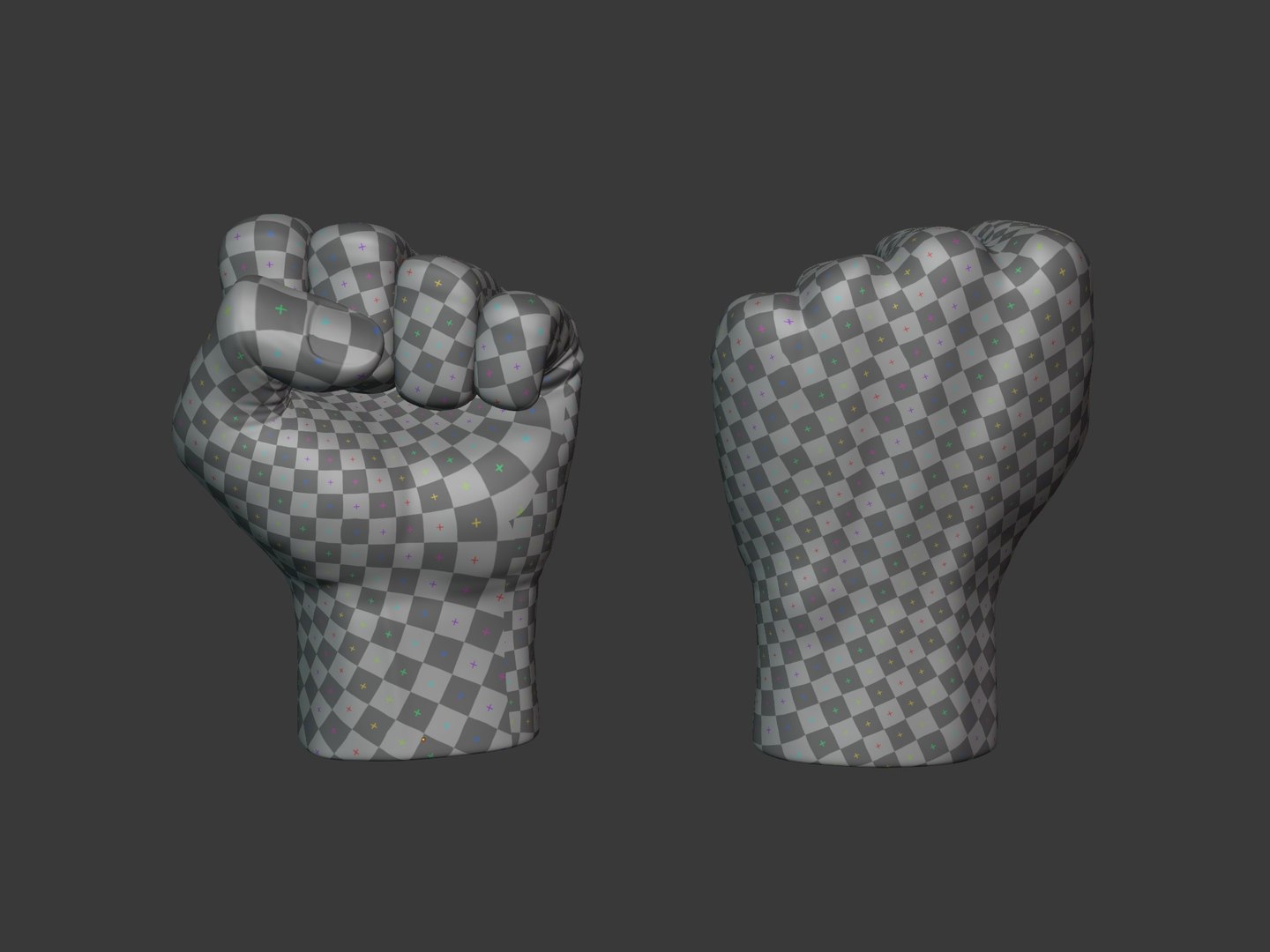 3D Hand - Fist Figurine - TurboSquid 1853301