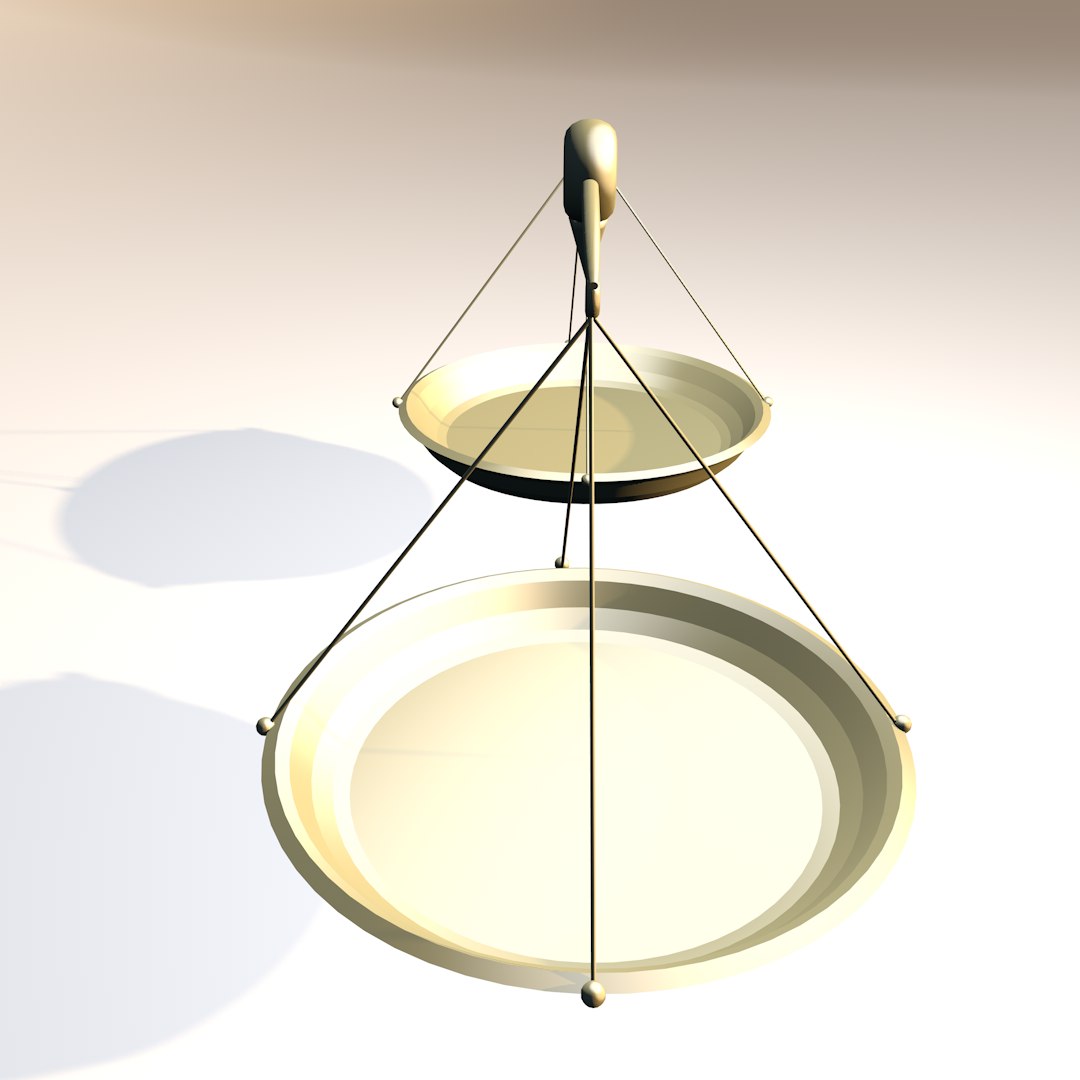 3D Balance Scale - TurboSquid 1479648