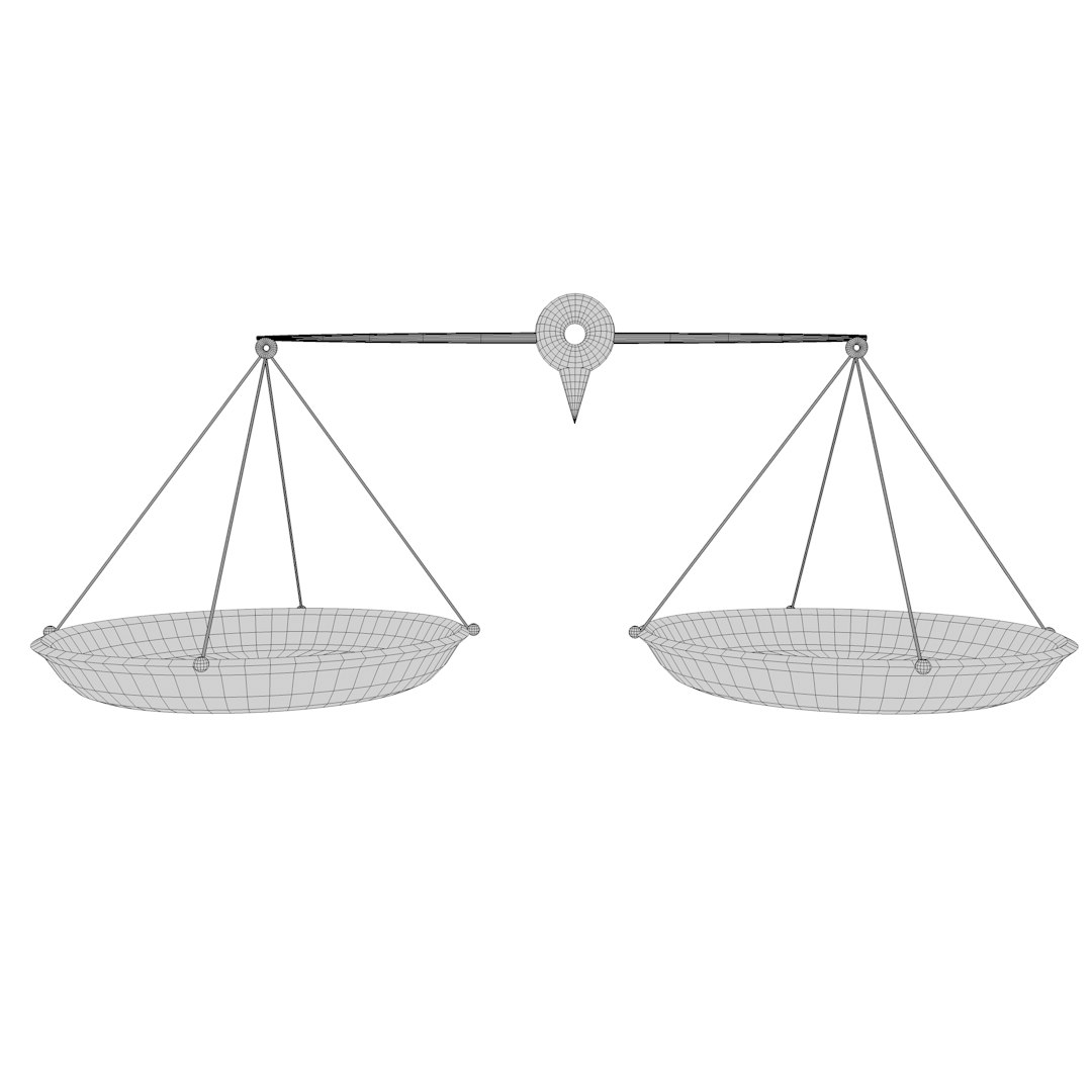 3D Balance Scale - TurboSquid 1479648