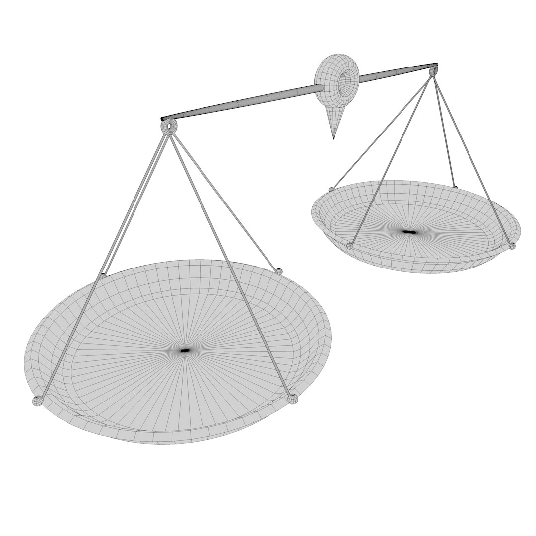 3D Balance Scale - TurboSquid 1479648
