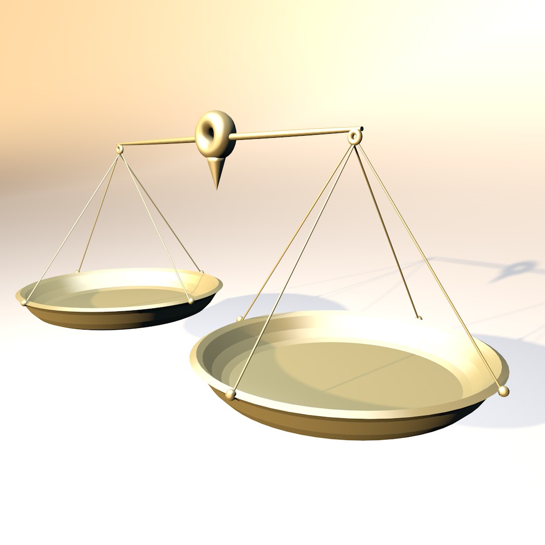 3D Balance Scale - TurboSquid 1479648