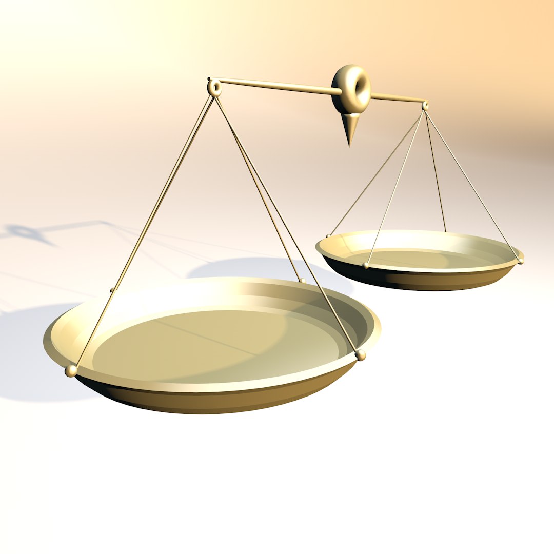 3D Balance Scale - TurboSquid 1479648