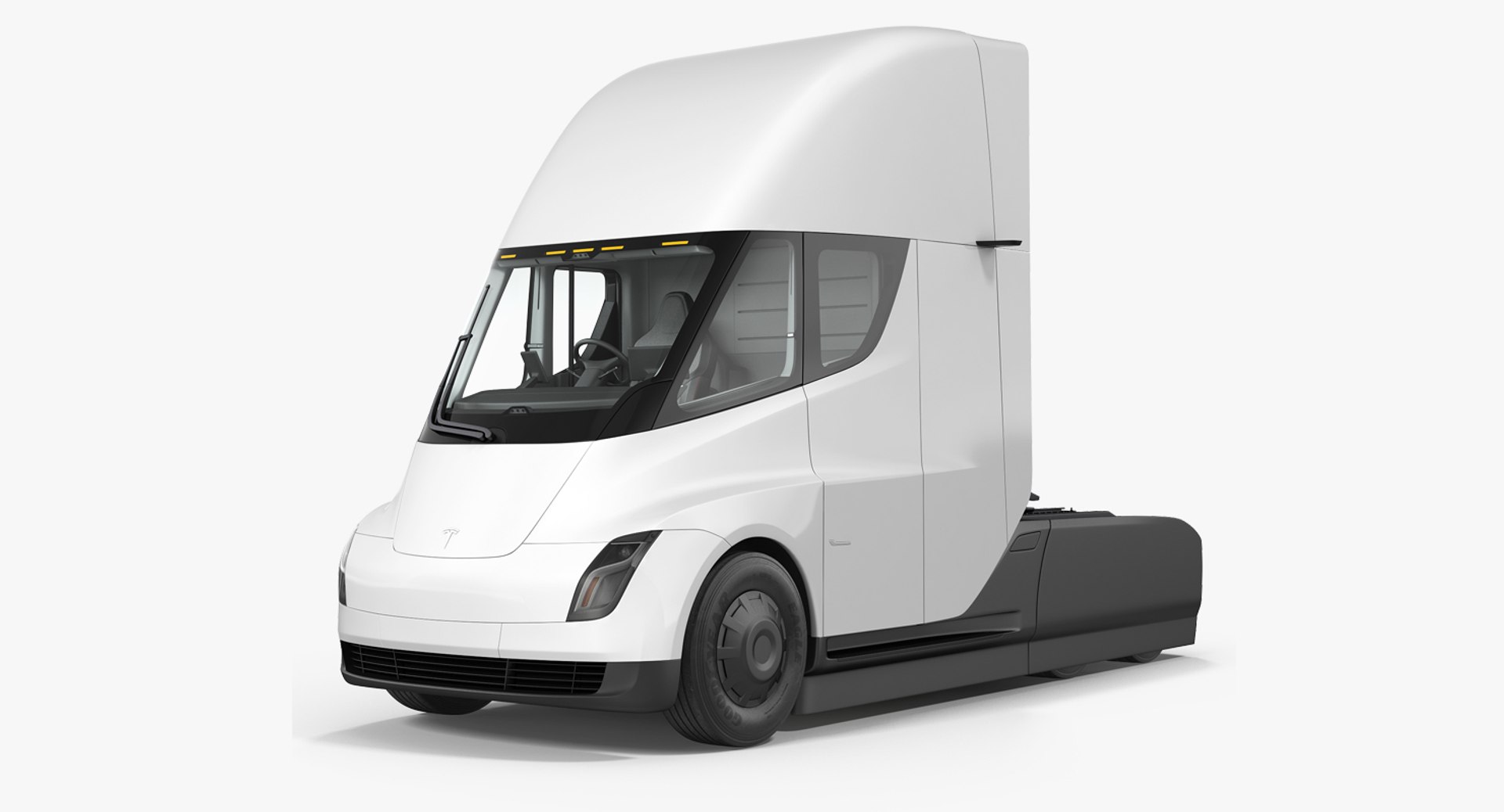 Tesla semi truck 3D model - TurboSquid 1245197