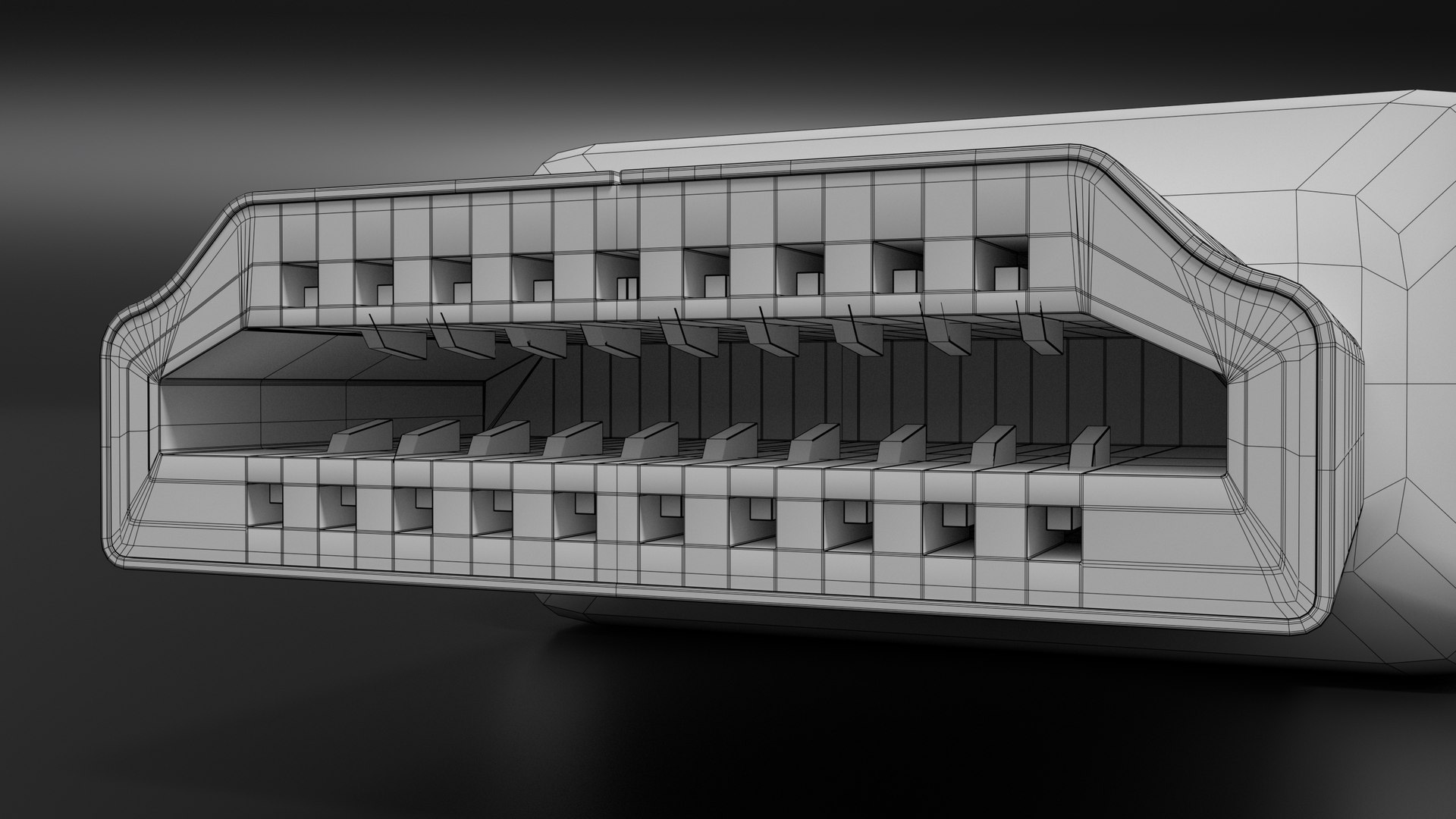 Hdmi Cable 3D Model - TurboSquid 1243621