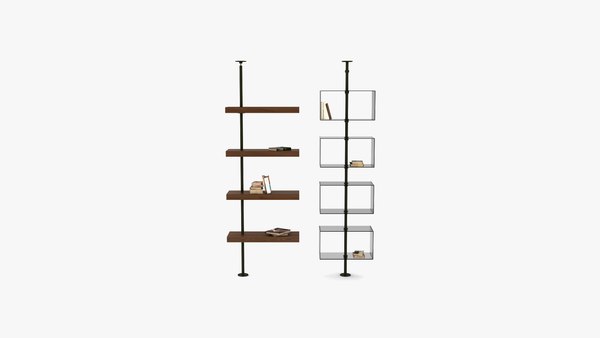 modelo 3d Porada Domino Shelf - TurboSquid 2058856