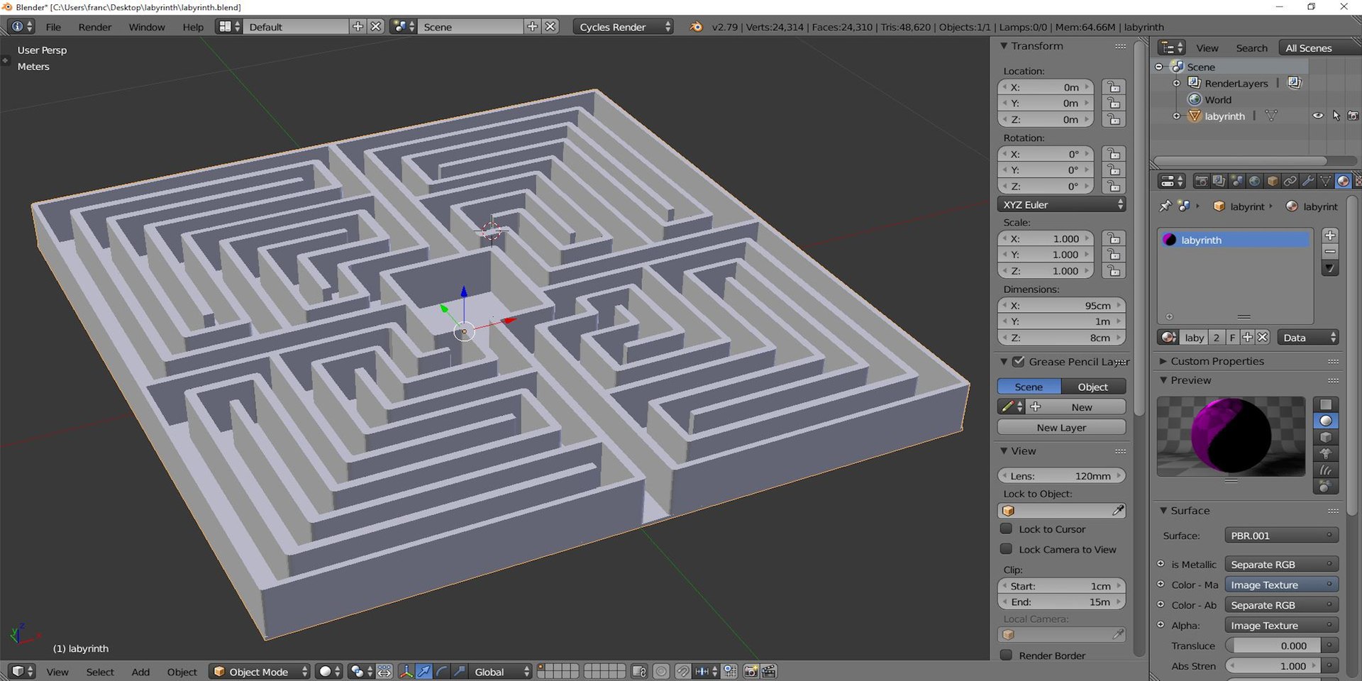 Labyrinth Games Model - TurboSquid 1300966