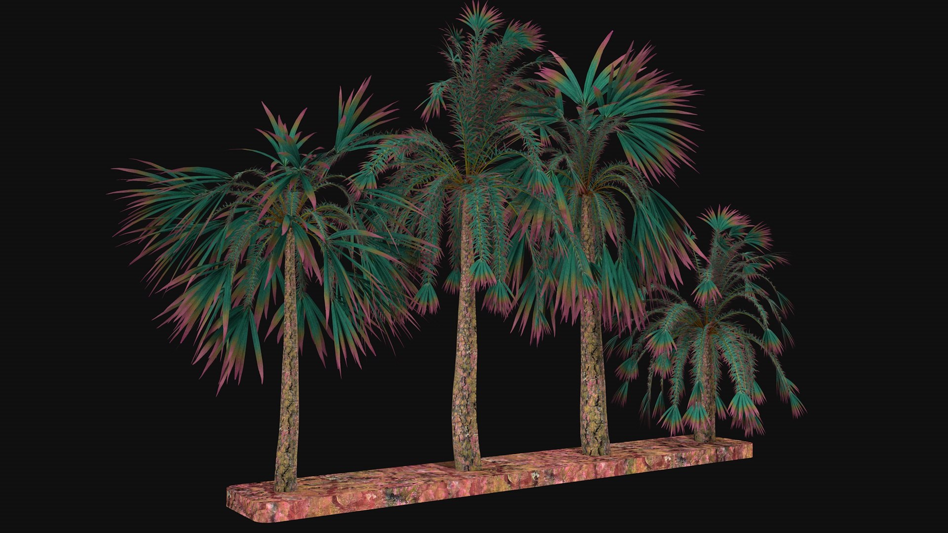 Alien Trees R1 3D Model - TurboSquid 2394793