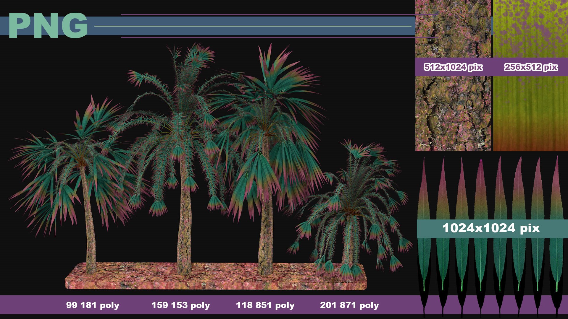 Alien Trees R1 3D Model - TurboSquid 2394793