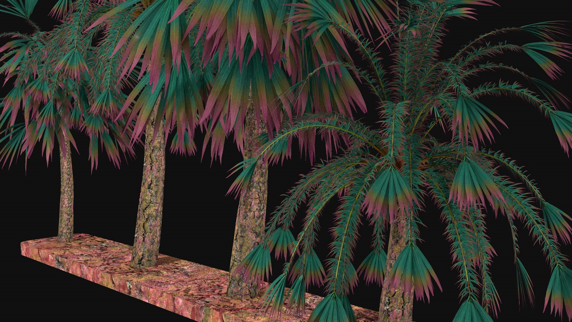 Alien Trees R1 3D Model - TurboSquid 2394793