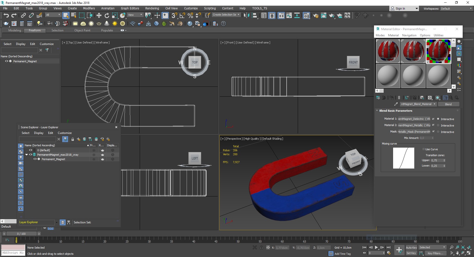 Permanent Magnet 3D Model - TurboSquid 1802195