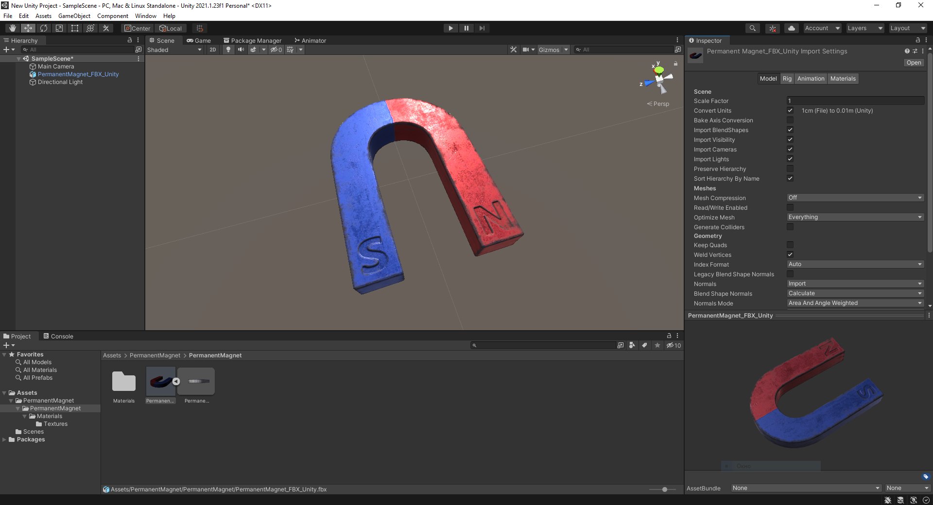 Permanent Magnet 3D Model - TurboSquid 1802195