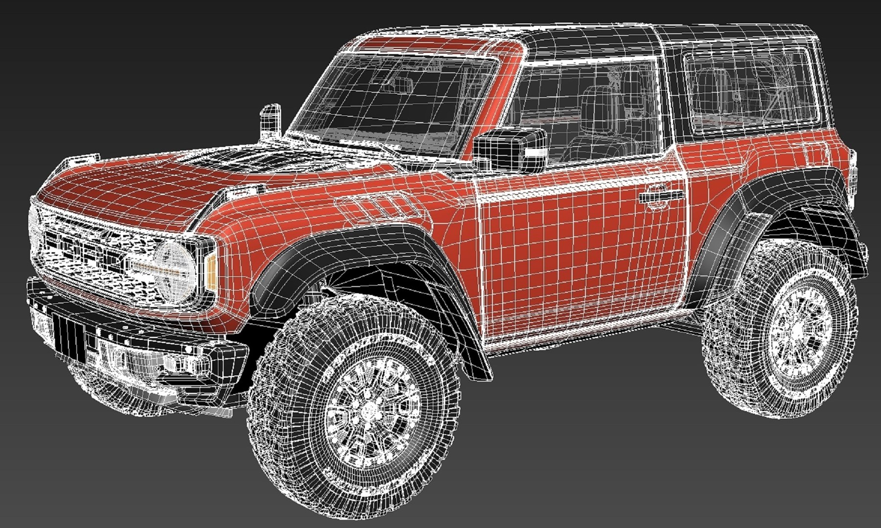 Ford Bronco Raptor 2door 2022 3D Model - TurboSquid 2222002