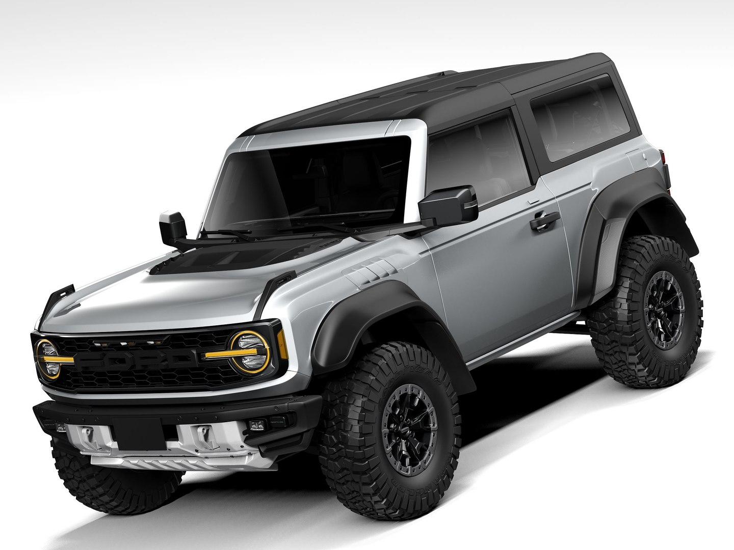 Ford Bronco Raptor 2door 2022 3D Model - TurboSquid 2222002