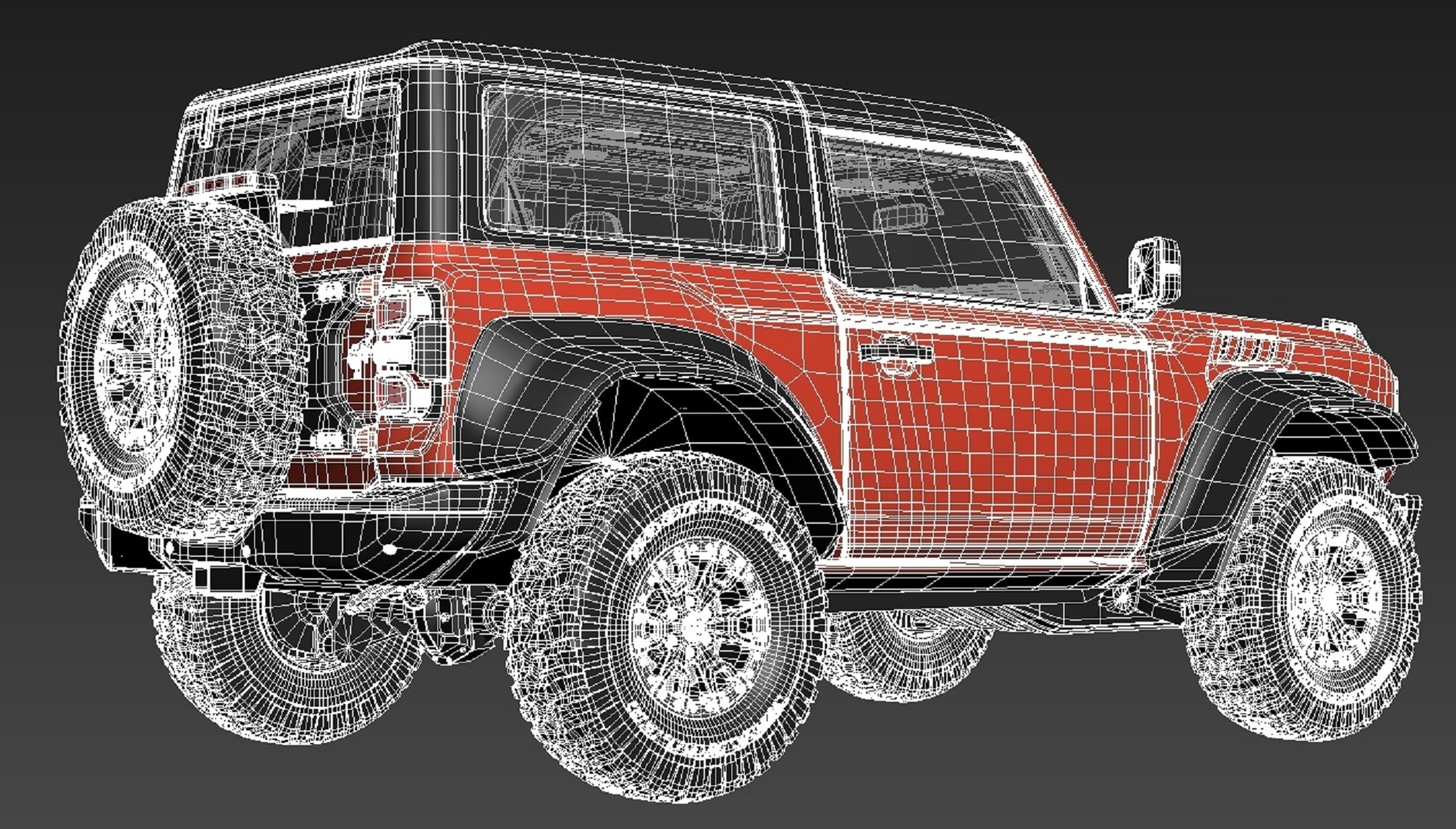 Ford Bronco Raptor 2door 2022 3D Model - TurboSquid 2222002