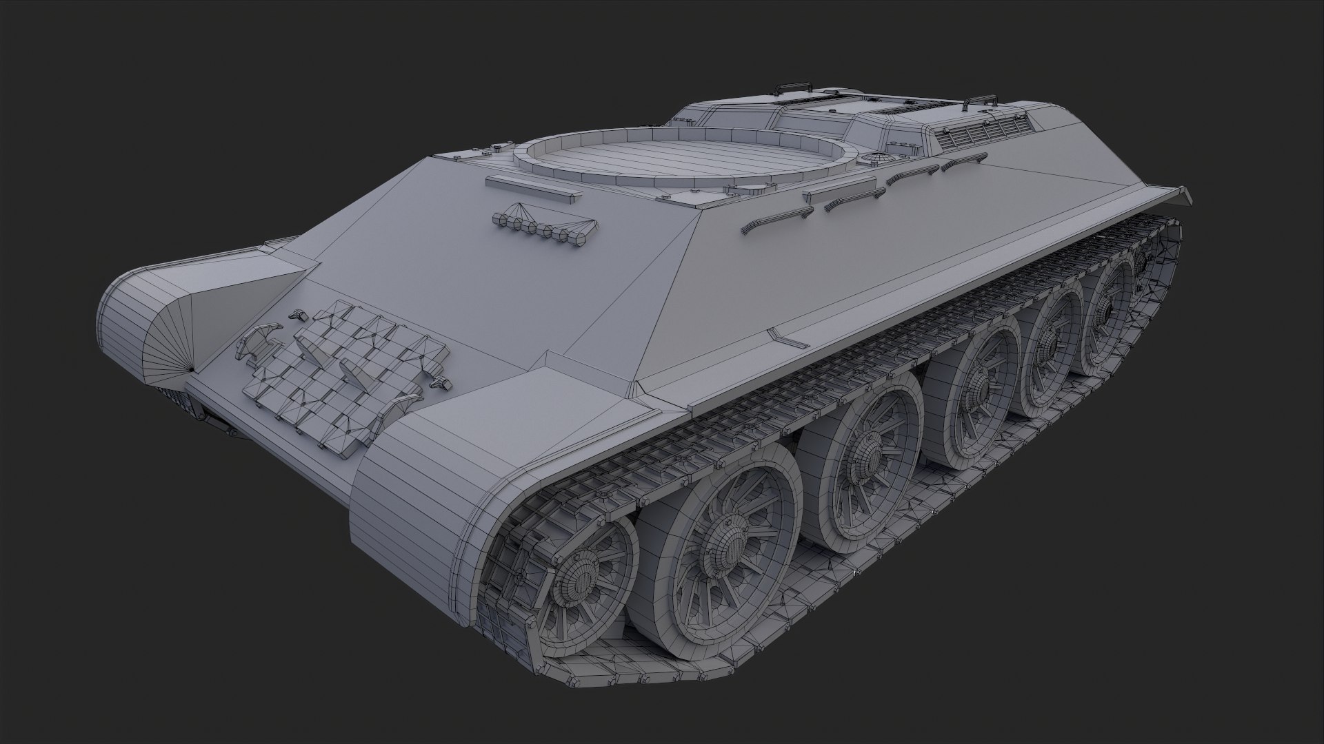 3D model Tank base t-34 - TurboSquid 2147545