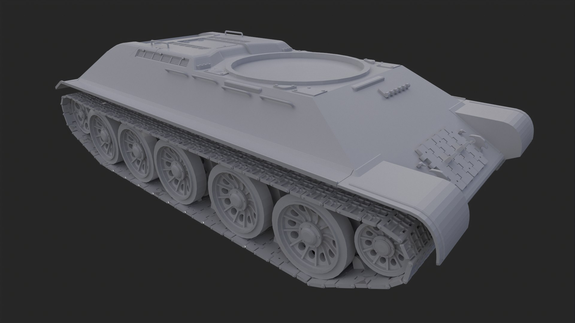 3D model Tank base t-34 - TurboSquid 2147545