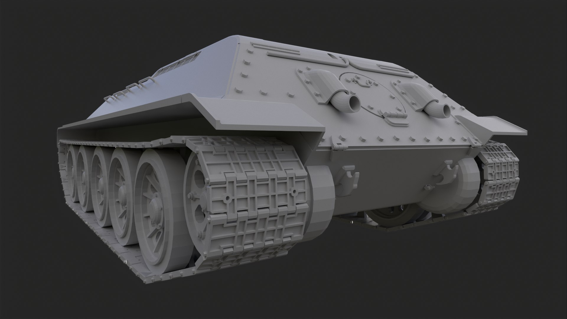 3D model Tank base t-34 - TurboSquid 2147545