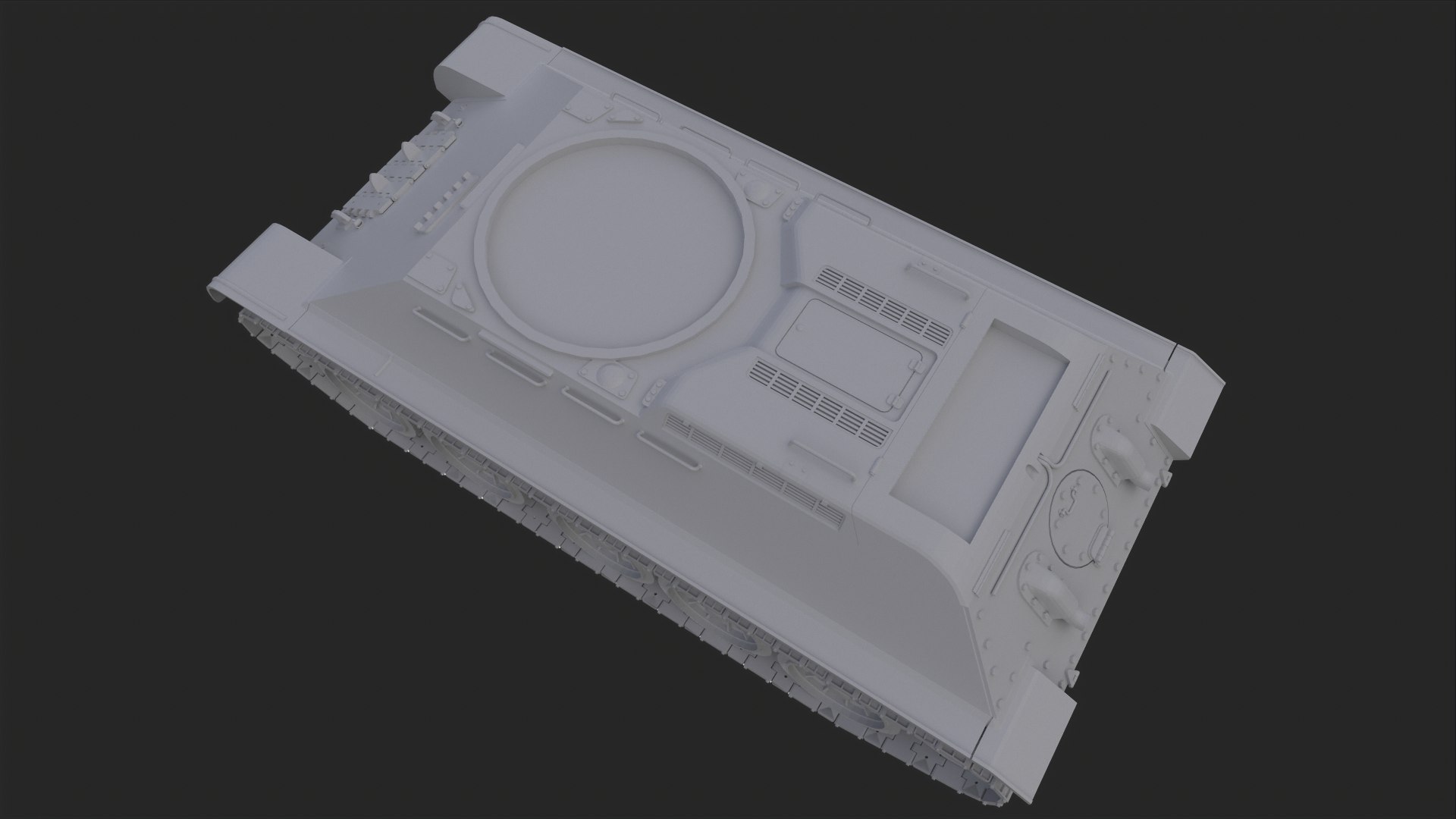 3D model Tank base t-34 - TurboSquid 2147545