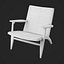 3d Chair Hans J Wegner Model