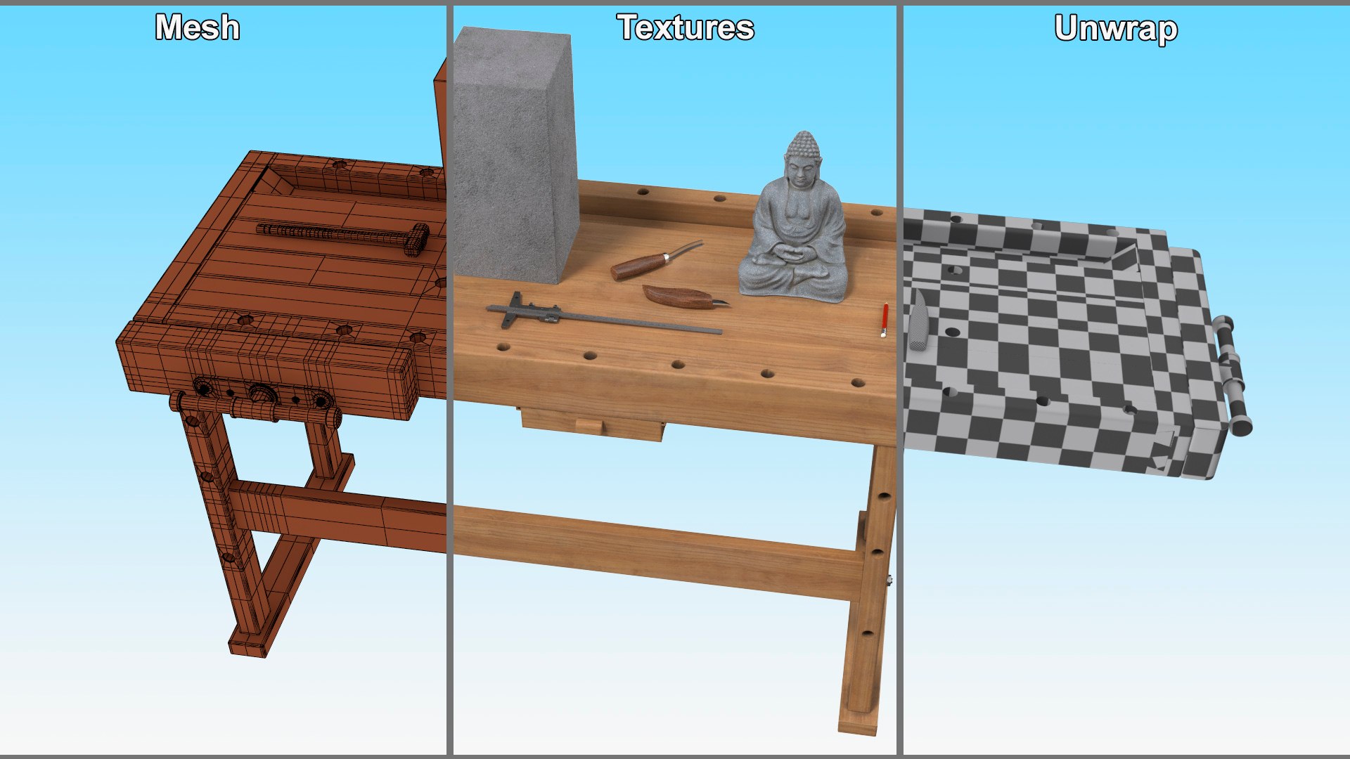 Sculptor Workshop 3D Model - TurboSquid 2387146