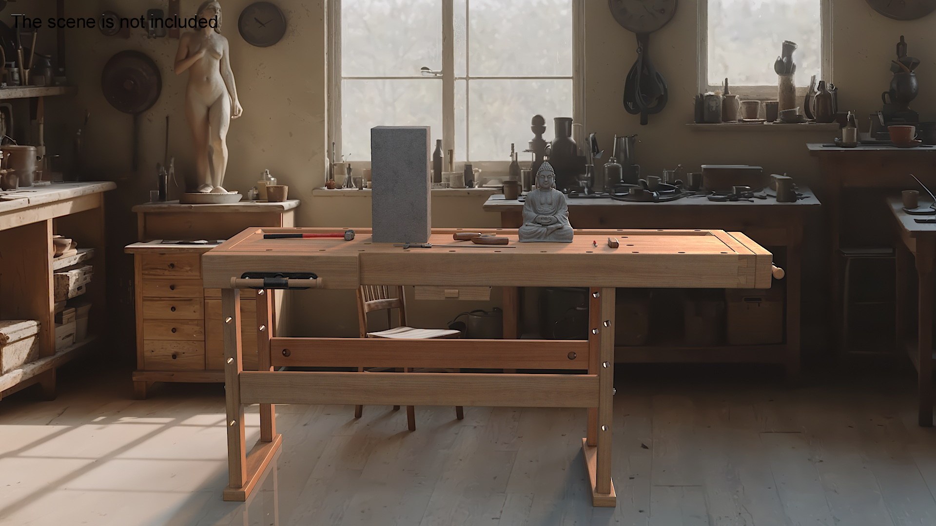 Sculptor Workshop 3D Model - TurboSquid 2387146