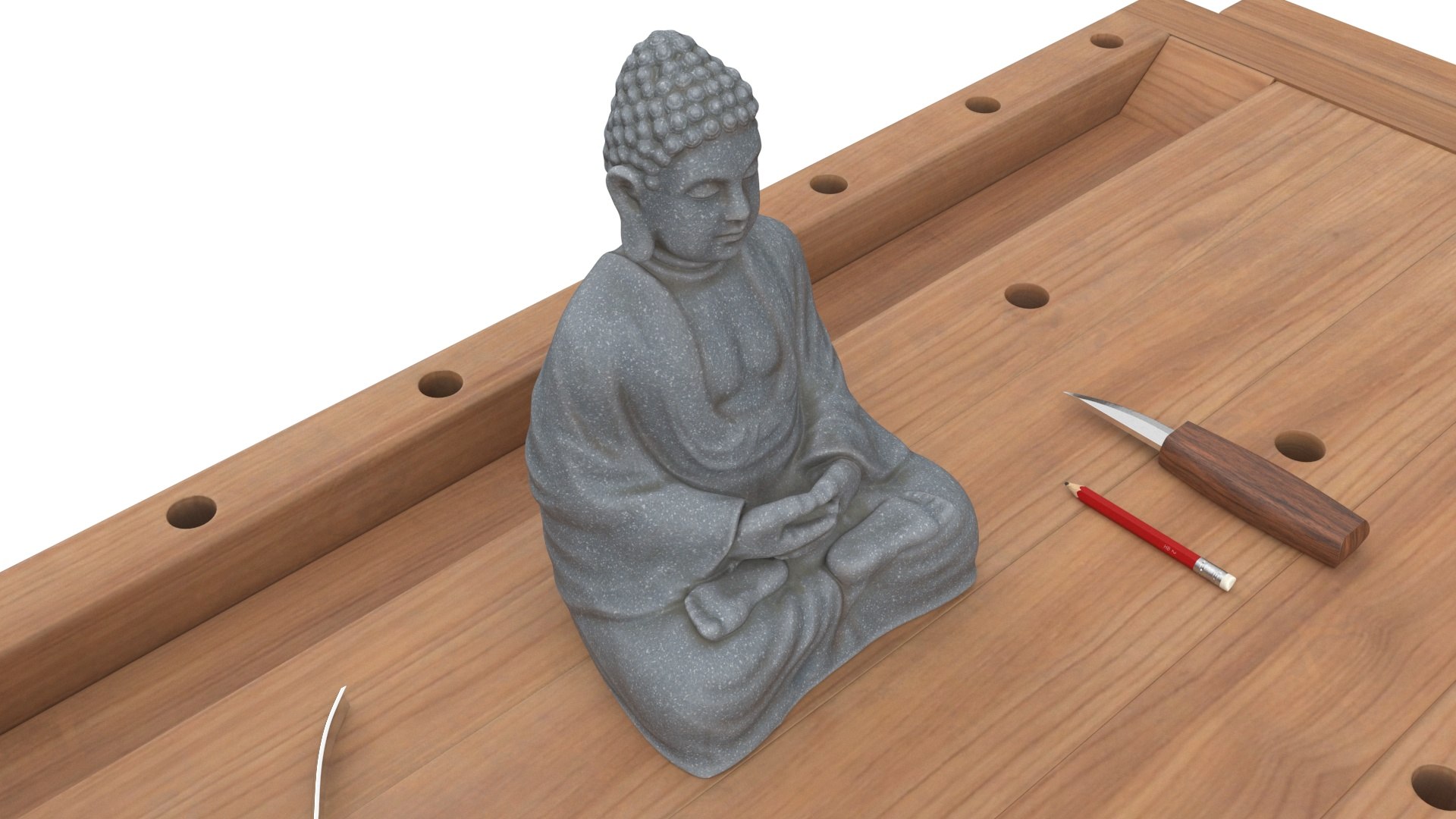 Sculptor Workshop 3D Model - TurboSquid 2387146